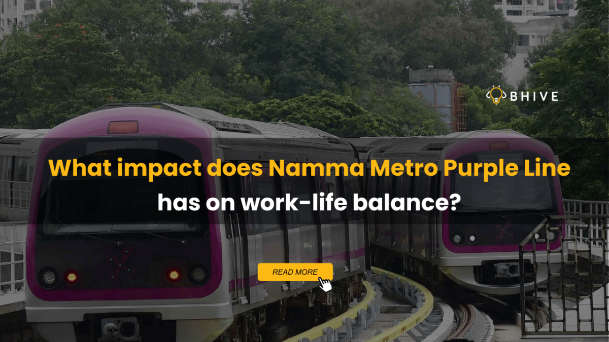 What impact does Namma Metro Purple Line has on Work-life Balance?