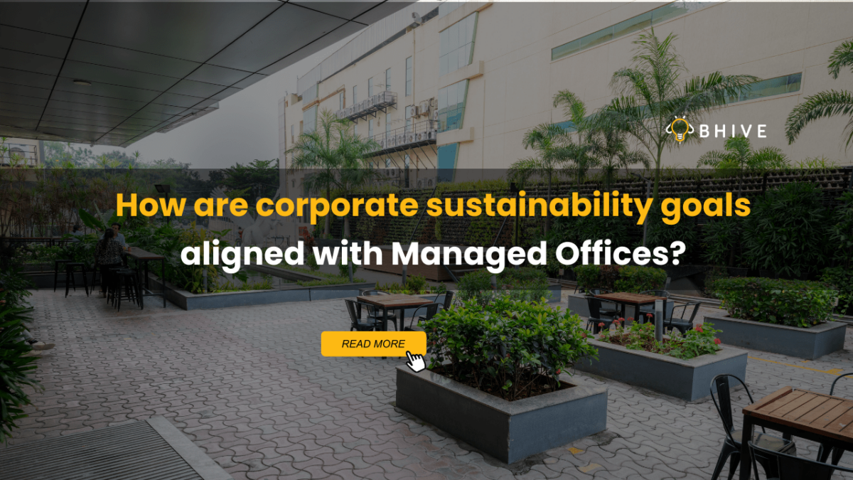 How are corporate sustainability goals aligned with Managed Offices?